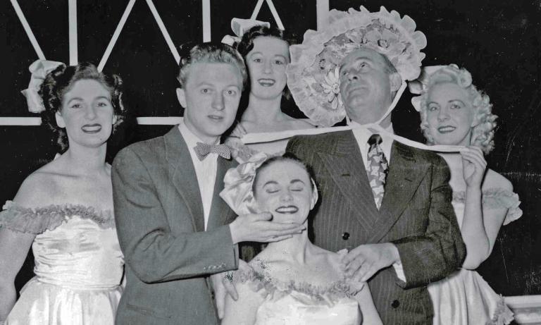 Graham and Nicky with dancers exhibition slide | National Film and ...