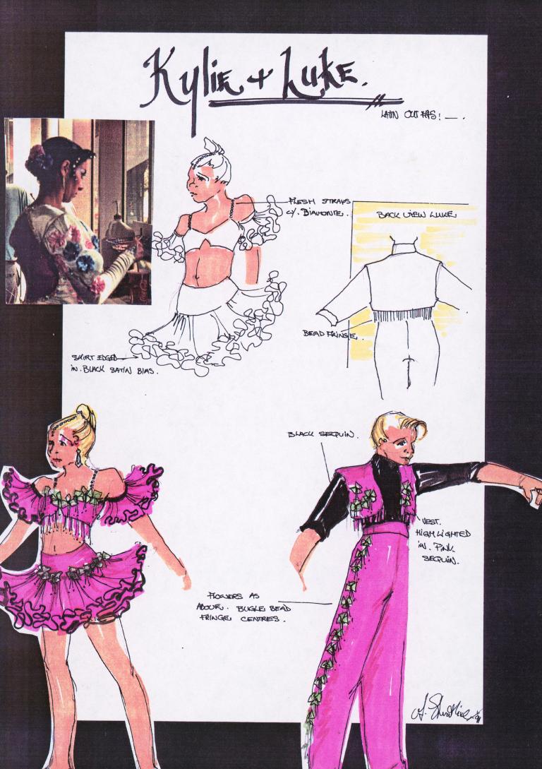 Sketch of Kylie and Luke's Costumes | National Film and Sound Archive ...