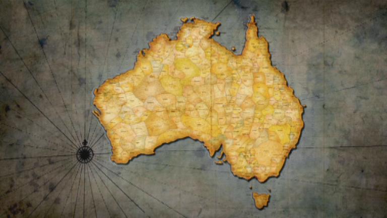 Australia map | National Film and Sound Archive of Australia