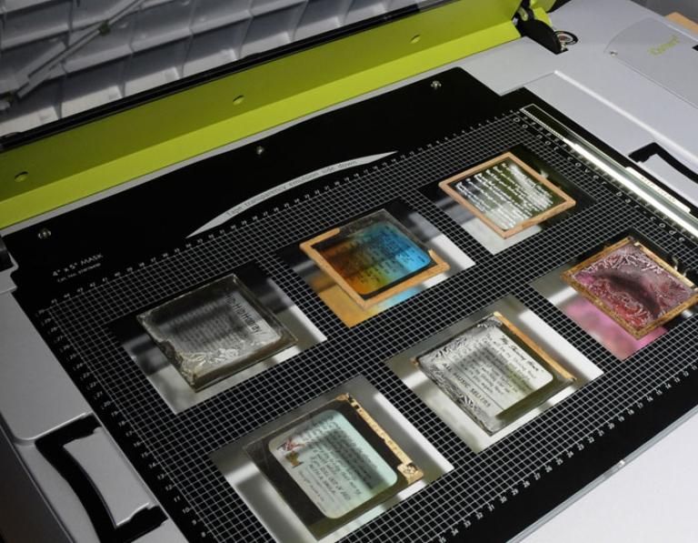 Batch scanning glass slides | National Film and Sound Archive of Australia