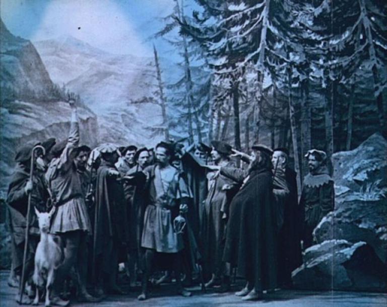 Mottling in ‘Guillaume Tell’ (Pathé, 1903) | National Film and Sound ...