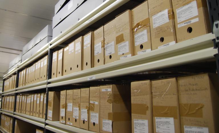 'The Eye of the Storm' collection materials in the NFSA vaults ...