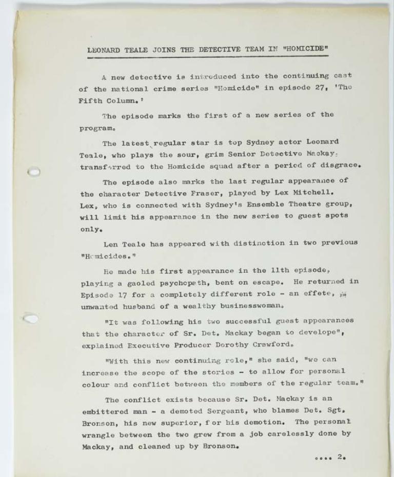 Homicide Bible 5 | National Film and Sound Archive of Australia