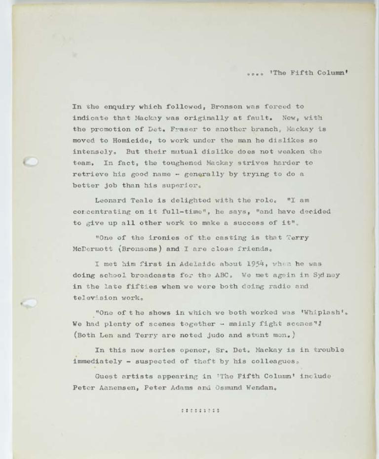 Homicide Bible 6 | National Film and Sound Archive of Australia