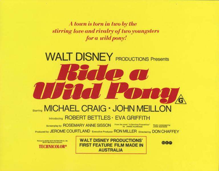 Ride a Wild Pony lobby card | National Film and Sound Archive of Australia